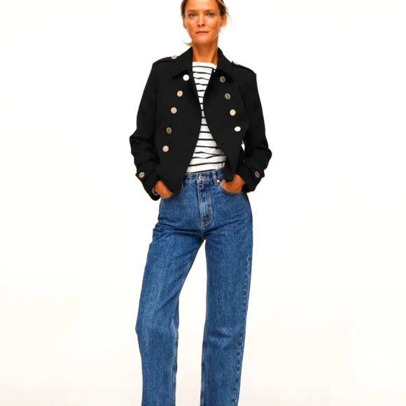 Mango | Jackets & Coats | Nwts Mango Military Style Coat Szl | Poshmark